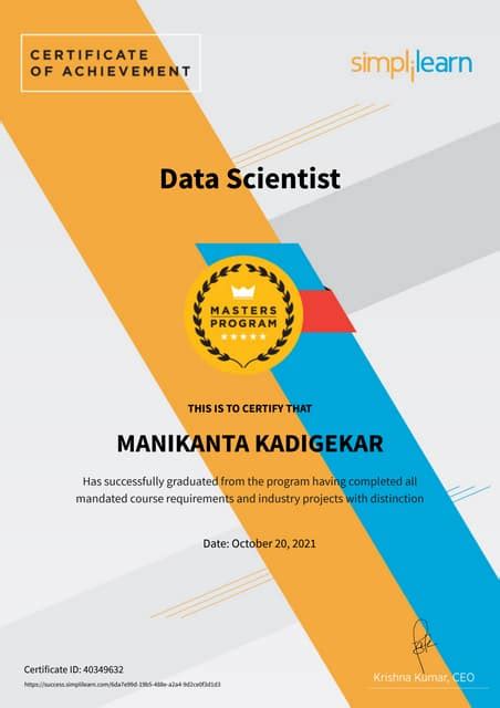 data scientist masters pdf