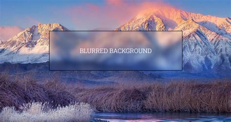 Free CSS Blurred Backgrounds CodeWithRandom