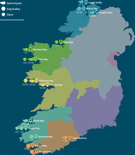 Production Bay Locations Of Other Bivalve Shellfish Aquaculture By