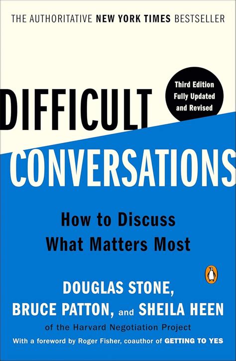 Book Summary Difficult Conversations Book Summary Difficult Conversations