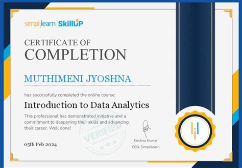 Muthimeni Jyoshna On Linkedin Muthimeni Jyoshna Has Successfully