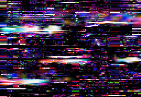 Glitch On Tv Broken Computer Screen Background 23842514 Vector Art At