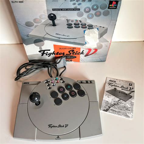Playstation Ascii Fighter Stick V Ps1 Retrobit Game
