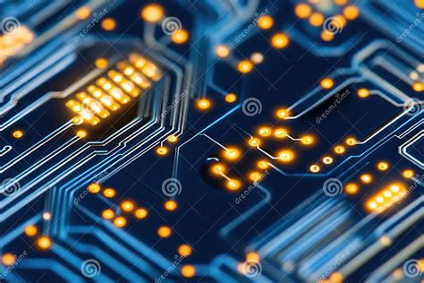 Exploring Intricate Circuit Board Design Showcasing Modern Technology And Electrical Connections