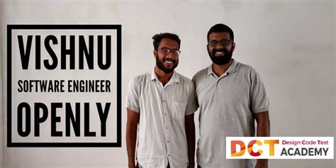Dct Academy Congrats Vishnu For Getting Placed We Wish