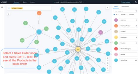 how to explore sap sample data in neo4j graph for erp part 2