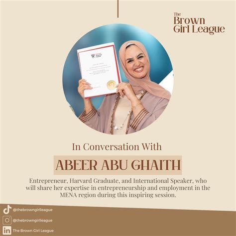 Abeer Abu Ghaith 🇵🇸 On Linkedin Browngirlleague Empowerment Women Menaalliances Work