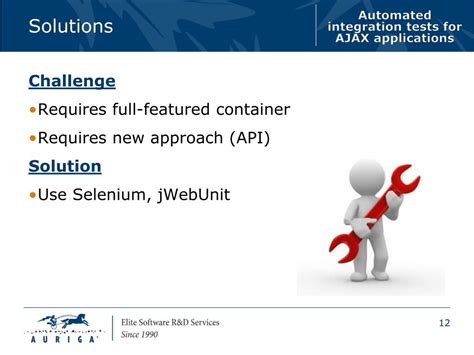 Ppt Automated Integration Tests For Ajax Applications Powerpoint