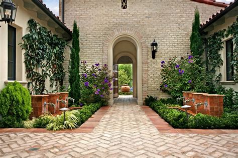 Mediterranean Style Brick Architecture
