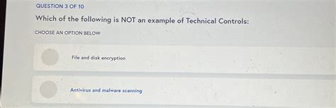 Solved Question 3 ﻿of 10which Of The Following Is Not An