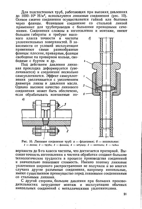 Линзовое соединение труб - Энциклопедия по машиностроению XXL