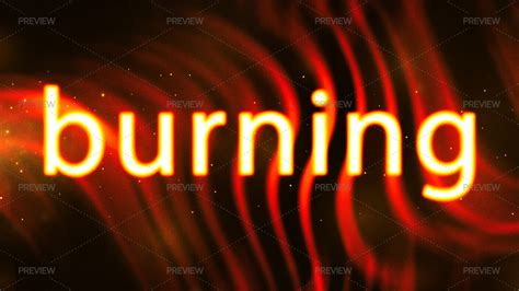 Burning Text Effect Graphics Motion Array