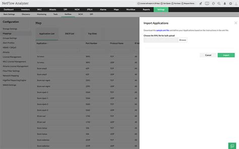 How To Create A New Mapping For Custom Applications In Netflow Analyzer Manageengine