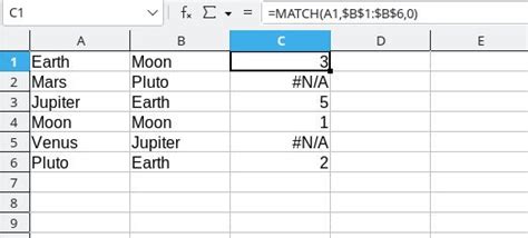 3 Ways To Compare Two Columns In Libreoffice Calc Cells With Examples