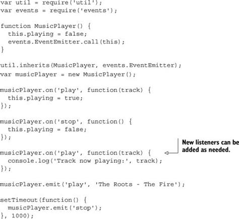Listing 43 Adding Multiple Listeners