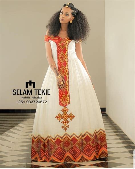 Traditie Fashion Habesha Kemis Saree
