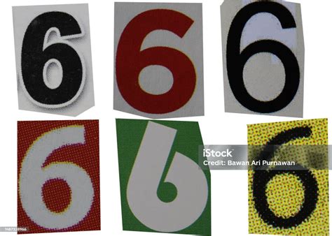 6번 잡지 잘라낸 글꼴 몸값 편지 텍스트 알파벳을 위한 분리된 콜라주 요소 몸값 메모 0명에 대한 스톡 사진 및 기타 이미지 0명 공예 교육 Istock