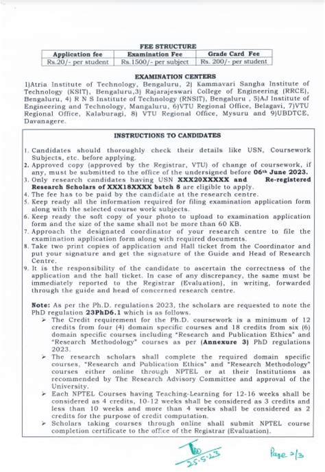 Vtu Exam Form Phd 2024 [updated]