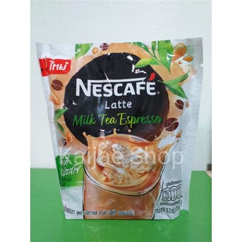 เนสกาแฟ ลาเต้ มิลค์ที เอสเปรสโซ่ 16 3กรัม×20ซอง 326กรัม Shopee Thailand