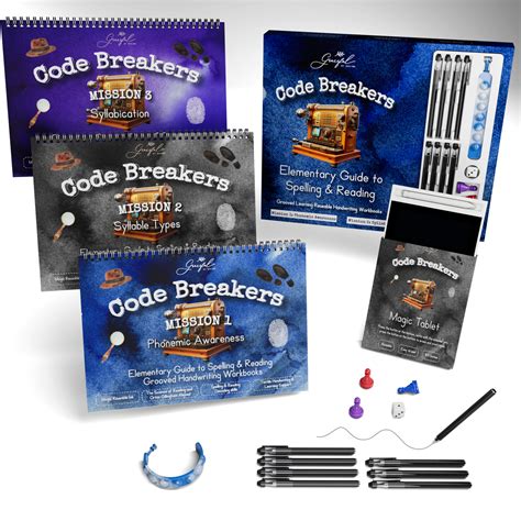 Learn To Read And Spell Code Breakers Grooved Reusable Workbooks