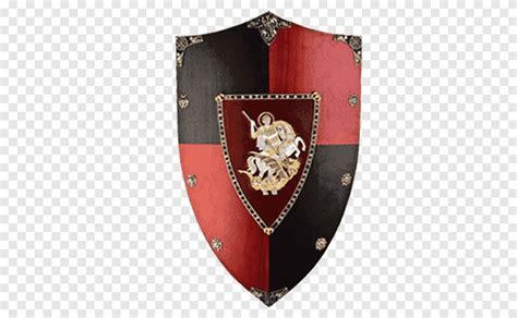 중세 방패 십자군 기사 칼 중세 나무 방패 무기 Escutcheon Png Pngegg
