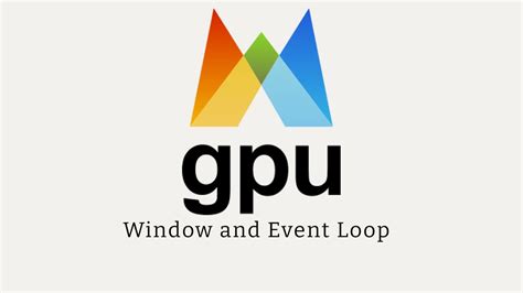 Wgpu For Beginners Window And Event Loop Winit Youtube