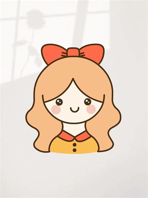 小姑娘头简笔画简单又好看简单（漂亮14张） 简笔画图片大全