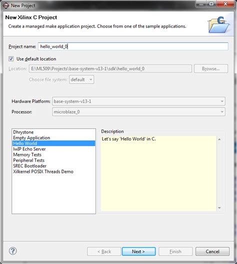 Write A Software Application With SDK FPGA Developer