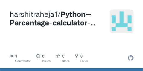 Github Harshitraheja1python Percentage Calculator Using Tkinter