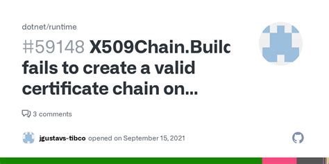 X509chainbuild Fails To Create A Valid Certificate Chain On Linux If
