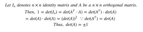 Linear Algebra 9 Properties Of Orthogonal Matrices By Jun94 Jun