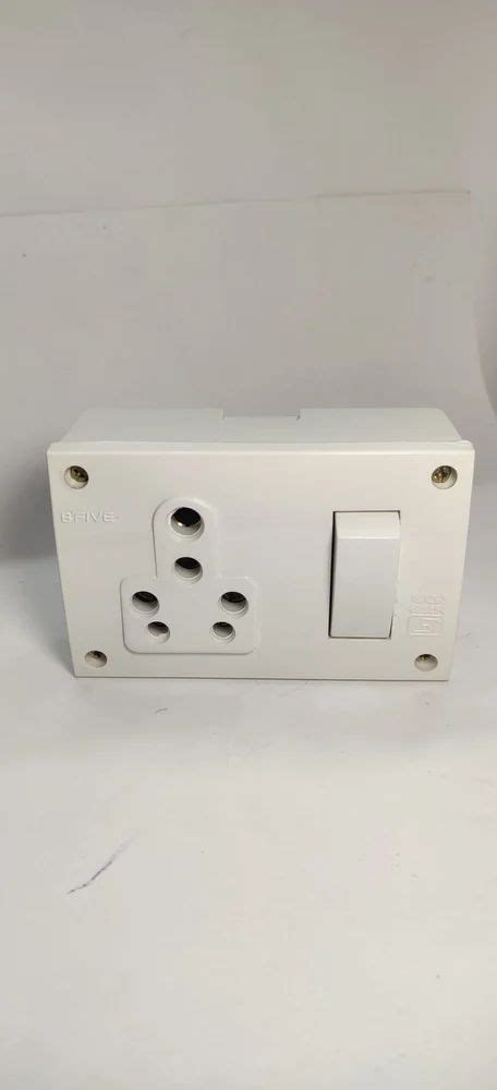 Bfive 6 And 16 Amp S S Combined Switch Socket With Box Code B 146 At ₹ 80 Piece In New Delhi