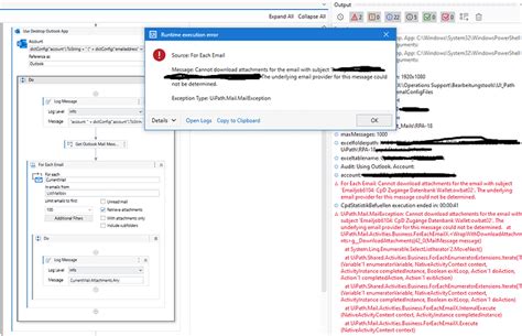 Mail Retrieve Attachments Does Not Work Activities UiPath Community Forum