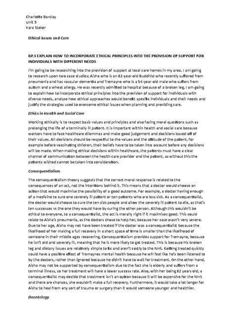 Unit 5 Learning Aim D It Would Also Go Over How Multi Agency And