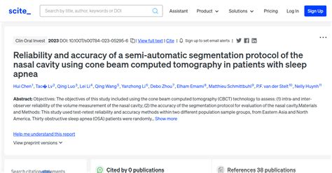 Reliability And Accuracy Of A Semi Automatic Segmentation Protocol Of