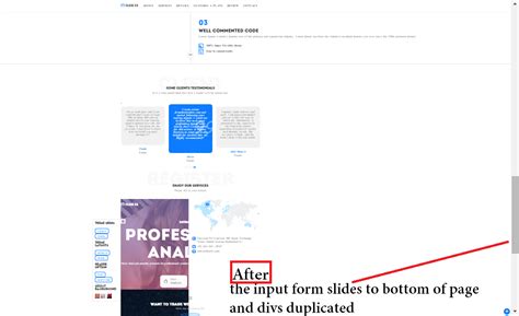 Javascript Html Design Messed Up After Ajax Call Response Stack