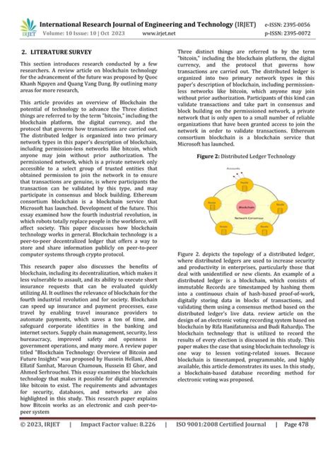Blockchain Based Electronic Voting System Pdf