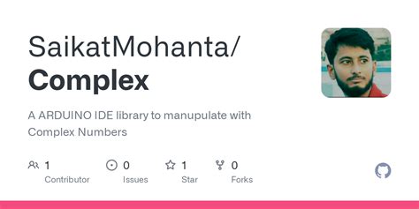 github saikatmohanta complex a arduino ide library to manupulate