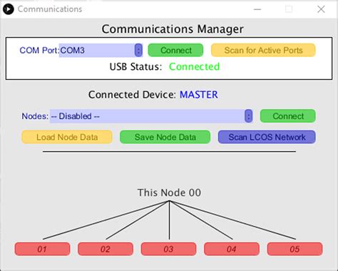 Communications Manager Lews Duino Gear