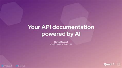 Apidays Live Singapore Your Api Documentation Powered By Ai By Hervé