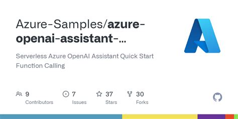 Github Azure Samplesazure Openai Assistant Javascript Serverless