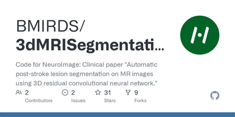 GitHub BMIRDS DMRISegmentation Code For NeuroImage Clinical Paper Automatic Post Stroke