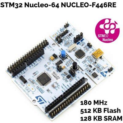 NUCLEO F446RE STM32 Nucleo 64 vývojová deska s čipem STM32F446RET6 pro Arduino od 595 Kč
