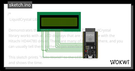 Hello World Wokwi Esp32 Stm32 Arduino Simulator