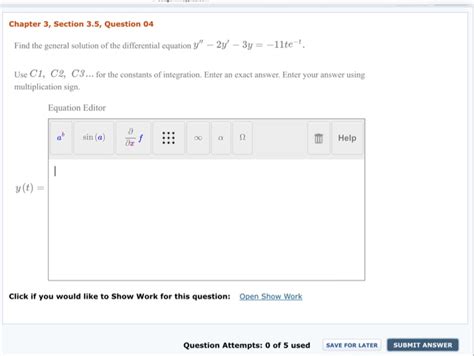 solved chapter 3 section 3 5 question o4 find the general