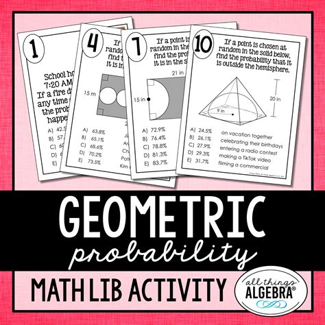 Free Geometric Probability Worksheet Download Free Geometric