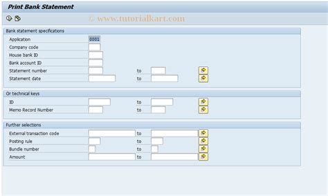 Ff6 Sap Tcode Display Electronic Bank Statement