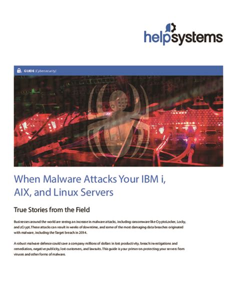 When Malware Attacks Your Ibm I Aix Or Linux Server True Stories From