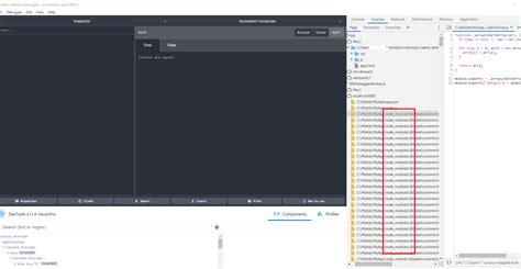 how to exclude javascript code in node module when using reactive