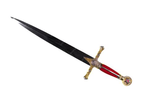 Premium Photo Medieval Fantasy Sword Isolated On White Background